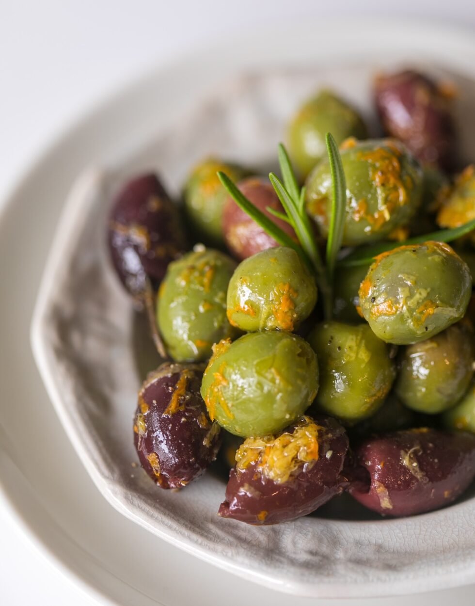 Citrus Marinated Olives - Flower Magazine